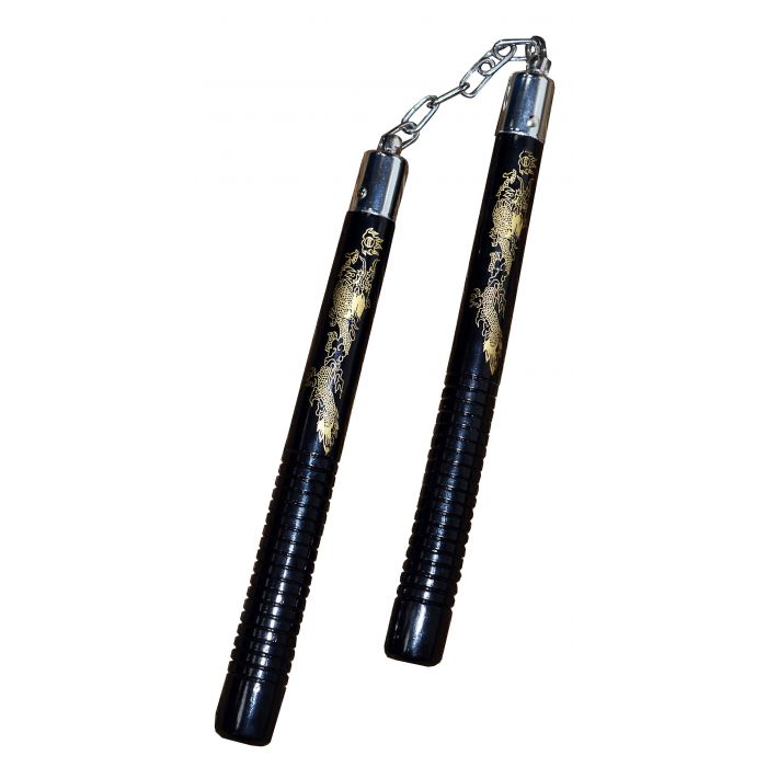 Gold Dragon Nunchaku
